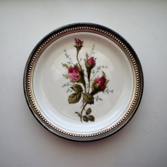 Rosenthal | Dining | Vintage Rosenthal Moss Rose Porcelain Sterling ...